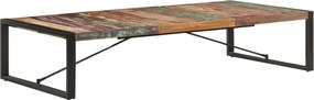 vidaXL Konferenční stolek 180 x 90 x 40 cm masivní recyklované dřevo [321589] Barva: Černá