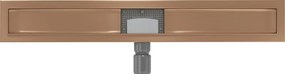 Mexen Flat tělo pro lineární odtok 70 cm, kartáčovaná měď - 1C15070