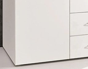 Šatní skříň Multi, 80 cm, bílá