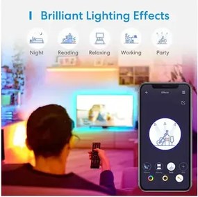 Meross MSL320PHK / LED pásek / RGBWW / 5 m / Wi-Fi / HomeKit, Alexa, G
