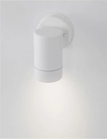 NV 9010601 Venkovní nástěnné svítidlo LIMBIO bílý ABS skleněný difuzor GU10 1x7W bez žárovky IP44 světlo dolů - NOVA LUCE