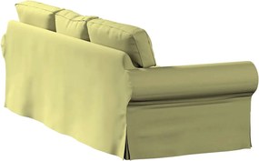 Potah na pohovku IKEA  Ektorp 3-místná, rozkládací STARÝ MODEL PIXBO barva zelená látka lesklé, sametová