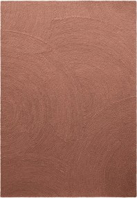 Ručně tkaný vlněný koberec v terakotové barvě 80x150 cm Calmio – Hanse Home