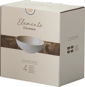 Sada misek 4 ks – Elements Vulcano Sand - 492746