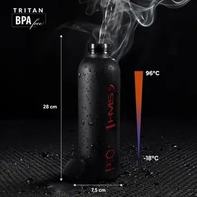 NILS Camp NCD61 Tritanová láhev na pití 1000 ml černá