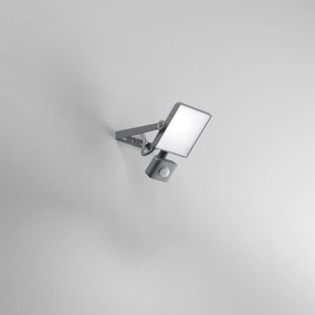 FAN LED-AXEL-10-SIL Venkovní reflektor AXEL LED, 10 W, CCT, stříbrná, IP65 - FANEUROPE