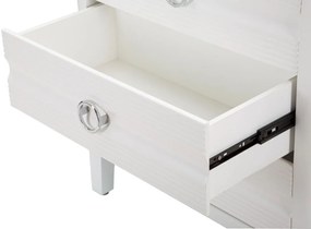 Designová komoda Hahnunah 81 cm bílá