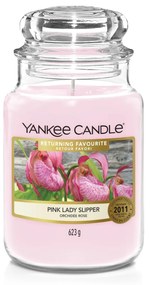 Yankee Candle vonná svíčka Classic ve skle velká Pink Lady Slipper 623 g