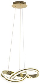 Toolight - LED stropní svítidlo APP818-CP + dálkové ovládání, zlatá, OSW-04028