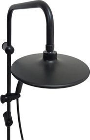 KREIS Black Sprchový set bez baterie - kulatý