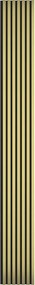 Mexen Lam-F nástěnné akustické lamely 275 x 31,5 cm, plsť 6 mm, Zlatá - S105-275317-2812-057