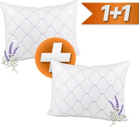 Levandulový polštář 70x90 antialergický prošívaný EMI 1+1 ZDARMA