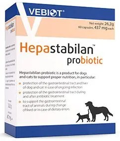 Vebiot Hepastabilan Probiotic pro psy a kočky 60cps