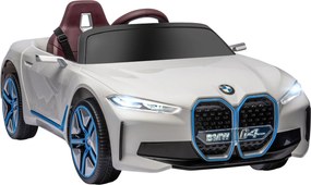 HOMCOM Dětské elektrické autíčko BMW s dálkovým ovládáním, přenosnou baterií, světlomety, MP3 přehrávačem, bezpečnostním pásem, 3-5 km/h, pro děti od…