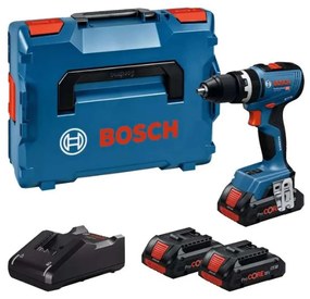 Bosch - 18V AKU vrtačka s příklepem, 2x aku 4,0 Ah ProCORE, nabíječka 06019N3306
