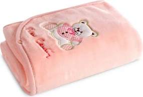 Dětská deka na zip Pierre Cardin BABY 6 růžová