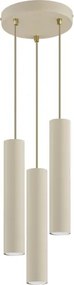 Brilagi - Lustr na lanku TUBE 3xGU10/15W/230V béžová/zlatá