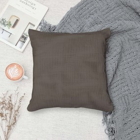 Mušelínový povlak na polštářek Chocolate Velikost: atypický 50 x 50