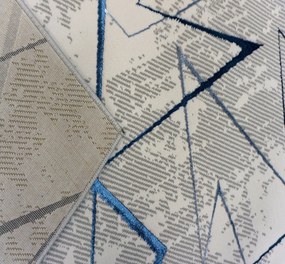 BE Koberec Esprit 3608 NAVY - tmavě modrý obdélníkový Rozměr: 60x100 cm