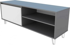 Casarredo - Komfort nábytek Televizní stolek MOXOS grafit/bílá