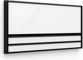 ACCEPT Dveřní tabulka ACS 187 x 93 mm - černá tabulka