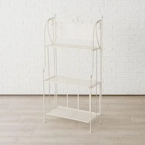 XXXLutz REGÁL, bílá, železo, 59,6/29,2/120 cm - 004885970301