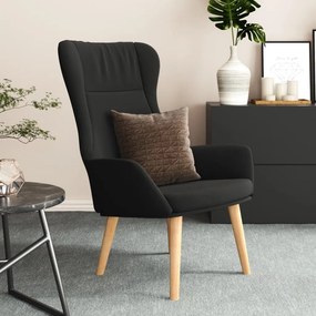 Relaxační židle černá textil 341400
