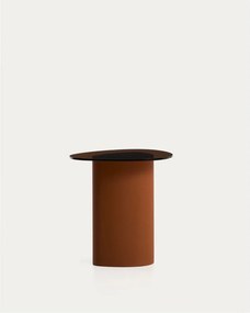 Odkládací stolek se skleněnou deskou 47x48 cm Olir – Kave Home