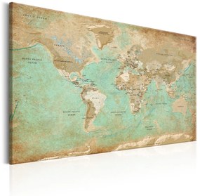 Obraz - World Map: Celadon Journey