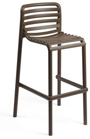 Nardi Plastová barová židle DOGA Odstín: Tabacco - Hnedá