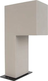 Moderní venkovní patník šedý 35 cm IP44 - Pompei