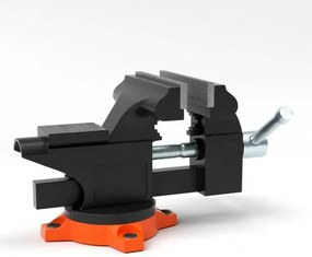 Stolní svěrák, šířka čelistí 11,4 cm, otevírání čelistí 8,4 cm