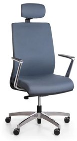Antares Kancelářská židle TITAN s opěrkou hlavy, šedá