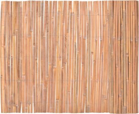vidaXL Bambusový plot 100 x 400 cm [140390] Barva: Hnědá