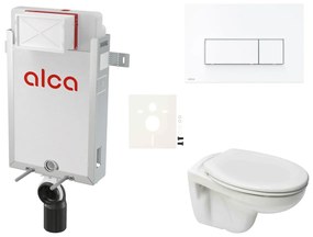 Cenově zvýhodněný závěsný WC set Alca k zazdění + WC S-Line S-line Pro SIKOAP7