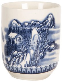 Porcelánový kalíšek na čaj s motivem hor – 100 ml