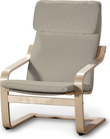 Sedák na křeslo IKEA Poäng barva béžová látka pletený vzor
