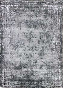 BE Koberec Elite 4356 GREY - šedý obdélníkový Rozměr: 60x100 cm