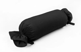 Biante Sametový polštář válec bonbon Velvet Premium SVP-014 Černozelený 15x80 cm