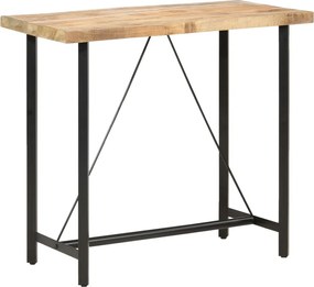 vidaXL Barový stůl 120 x 58 x 107 cm hrubé mangovníkové dřevo [286611]