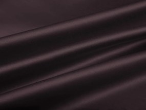 Biante Saténový oválný ubrus polyesterový Satén LUX-019 Čokoládově hnědý 140x180 cm