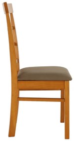 Kondela Židle, třešeň /béžovohnedá, GRID NEW