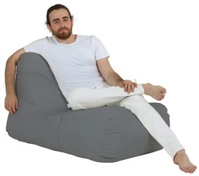 Atelier del Sofa Zahradní sedací vak Trendy Comfort Bed Pouf - Fume, Kouřová