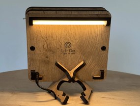 Li-Go "List Canabis" lampa 19x19cm provedení povrchu: bříza