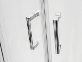 Besco Asymetrický sprchový kout MODERN AS 100x80 (120x90), výška 185 cm Rozměry (cm): 100x80, Barva profilů a typ výplně: profily: chrom, výplň: transparent