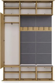 FALCO Předsíňová sestava Gaha III 1SZ2W Odstín: Bílá
