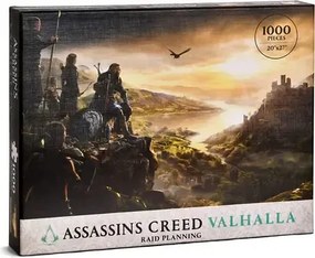 Puzzle Assassin's Creed Valhalla: Raid Planning / 1000 dílků / 69x51 c