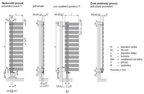 Zehnder Yucca Asym YAC-130-060 Radiátor kombinovaný, 57,8x130,4cm, chrom