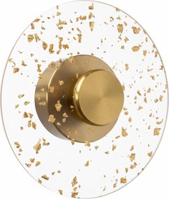 Toolight Toolight, LED nástěnné svítidlo 20cm, 3,6W, 4000K, APP1795-W, zlatá matná, OSW-04363