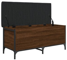 Úložná lavice hnědý dub 102 x 42 x 45 cm kompozitní dřevo